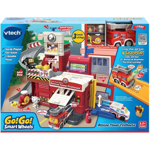vtech | Toys | Vtech Go Go Smart Wheels Rescue Tower Firehouse Nwt ...